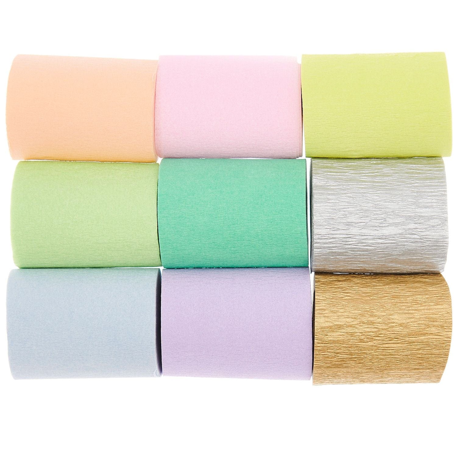 Crepe Paper Streamer Set - Pastels - Pastel Birthday Party – Little Big ...
