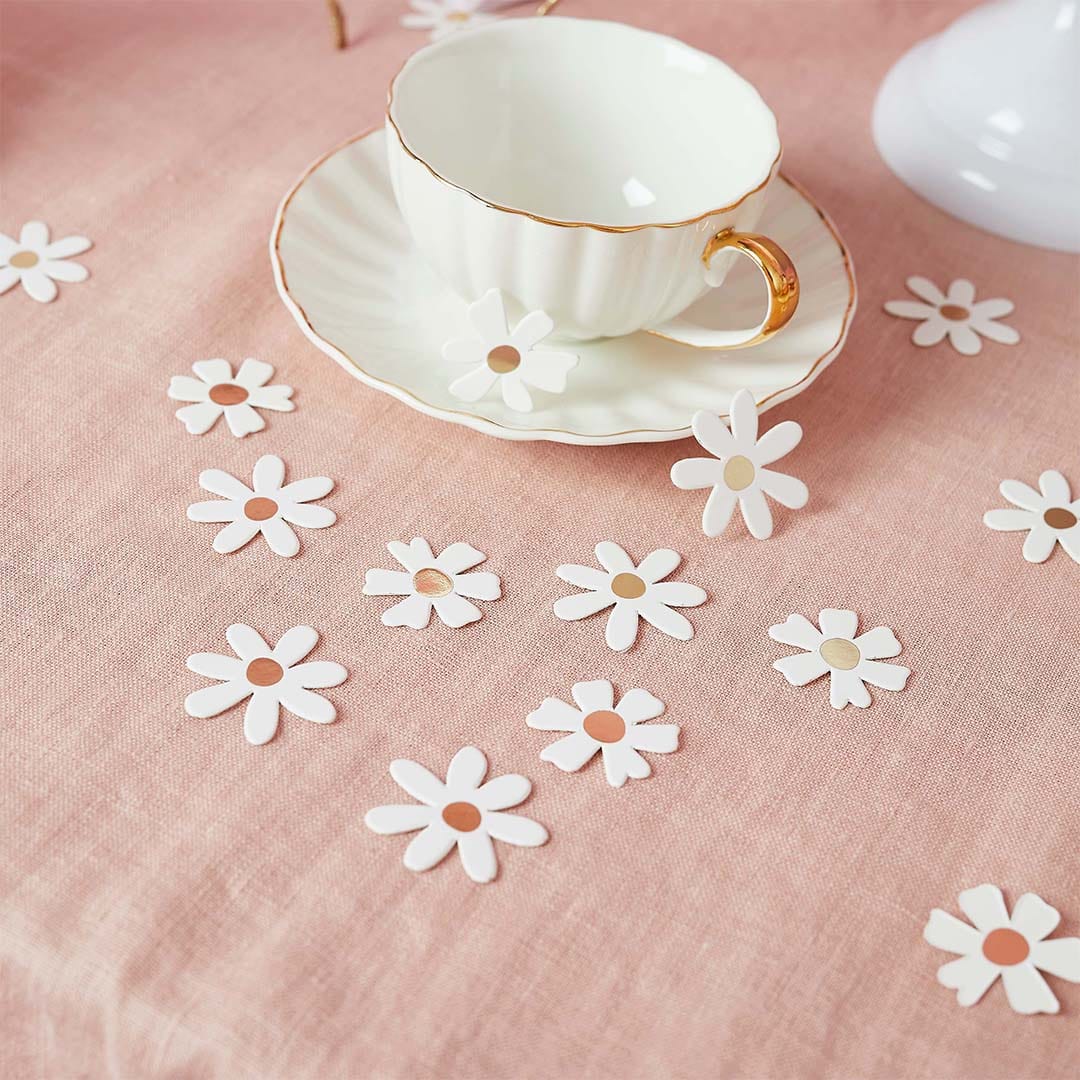 Daisy Party Table Scatter Confetti 10g – Little Big Party Co.