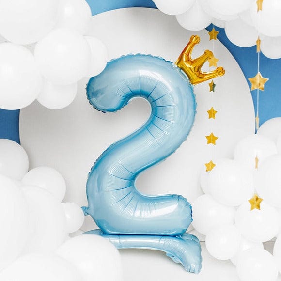Number 2 Blue Balloon