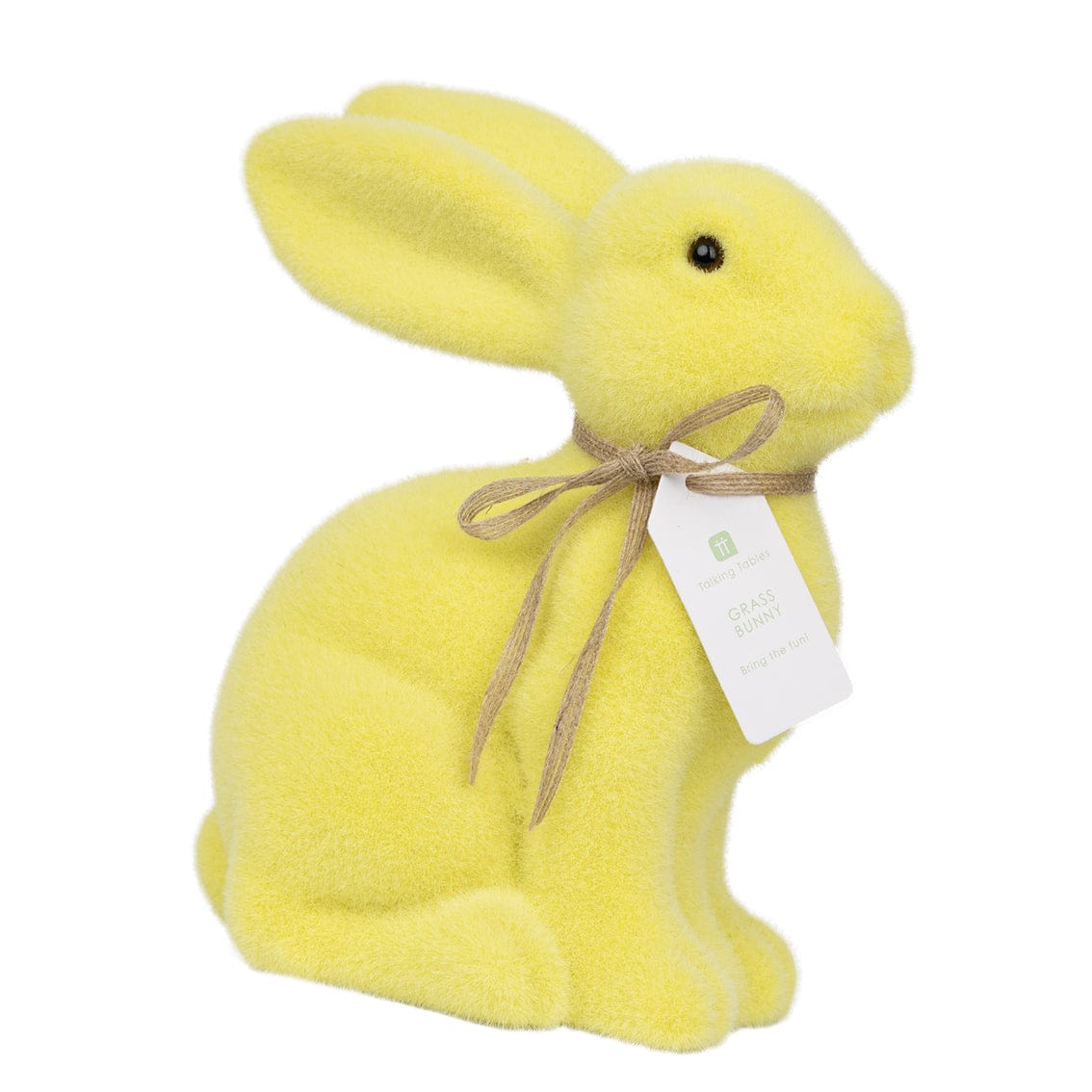 Pastel Yellow Spring Bunny Decoration - Large 23.5cm - Easter ...