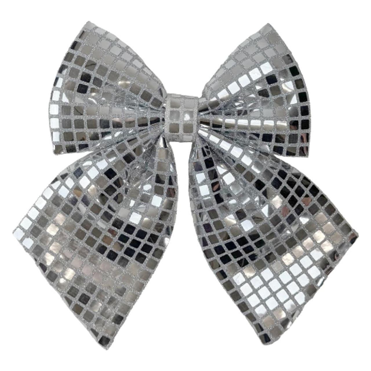Silver Disco Bow - 24cm – Little Big Party Co.