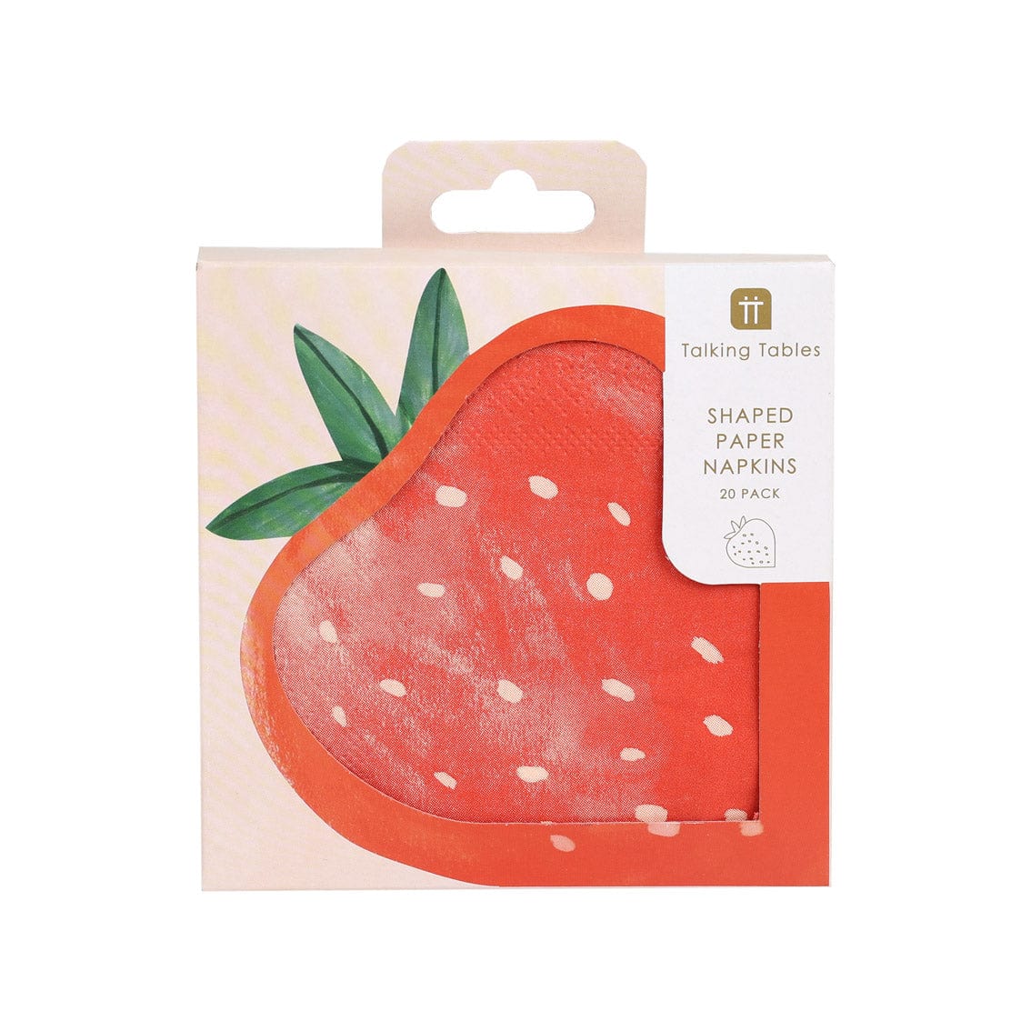 Strawberry Fringe Scallop Party Napkins x 24 - My Mind's Eye – Little ...