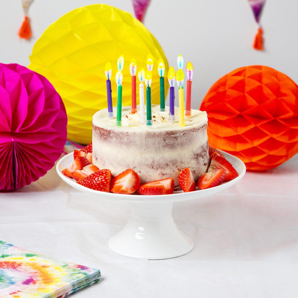 Coloured Flame Birthday Candles x 12 – Little Big Party Co.