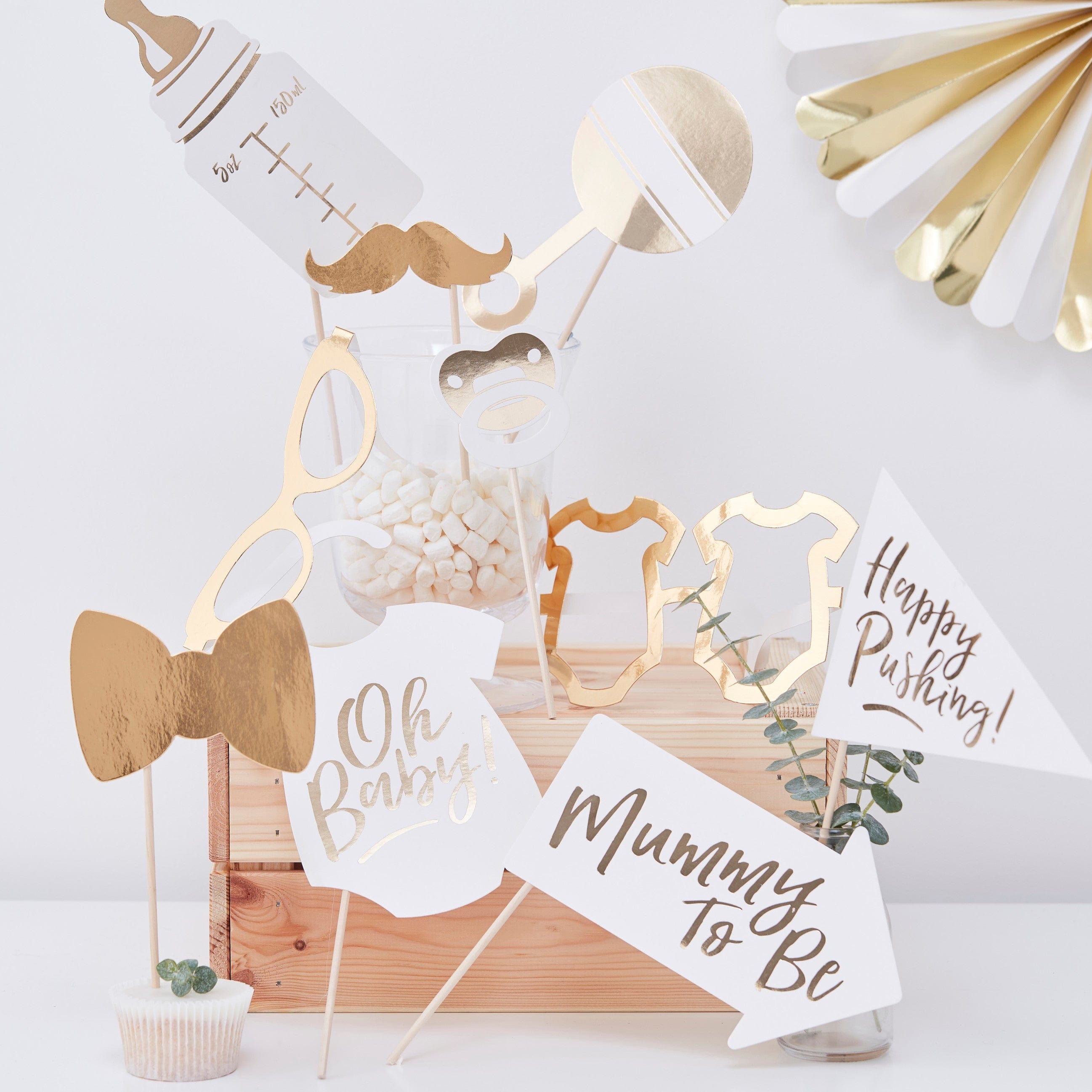 Baby Shower Decorations Oh Baby Baby Shower Photo Booth Props Little Big Party Co