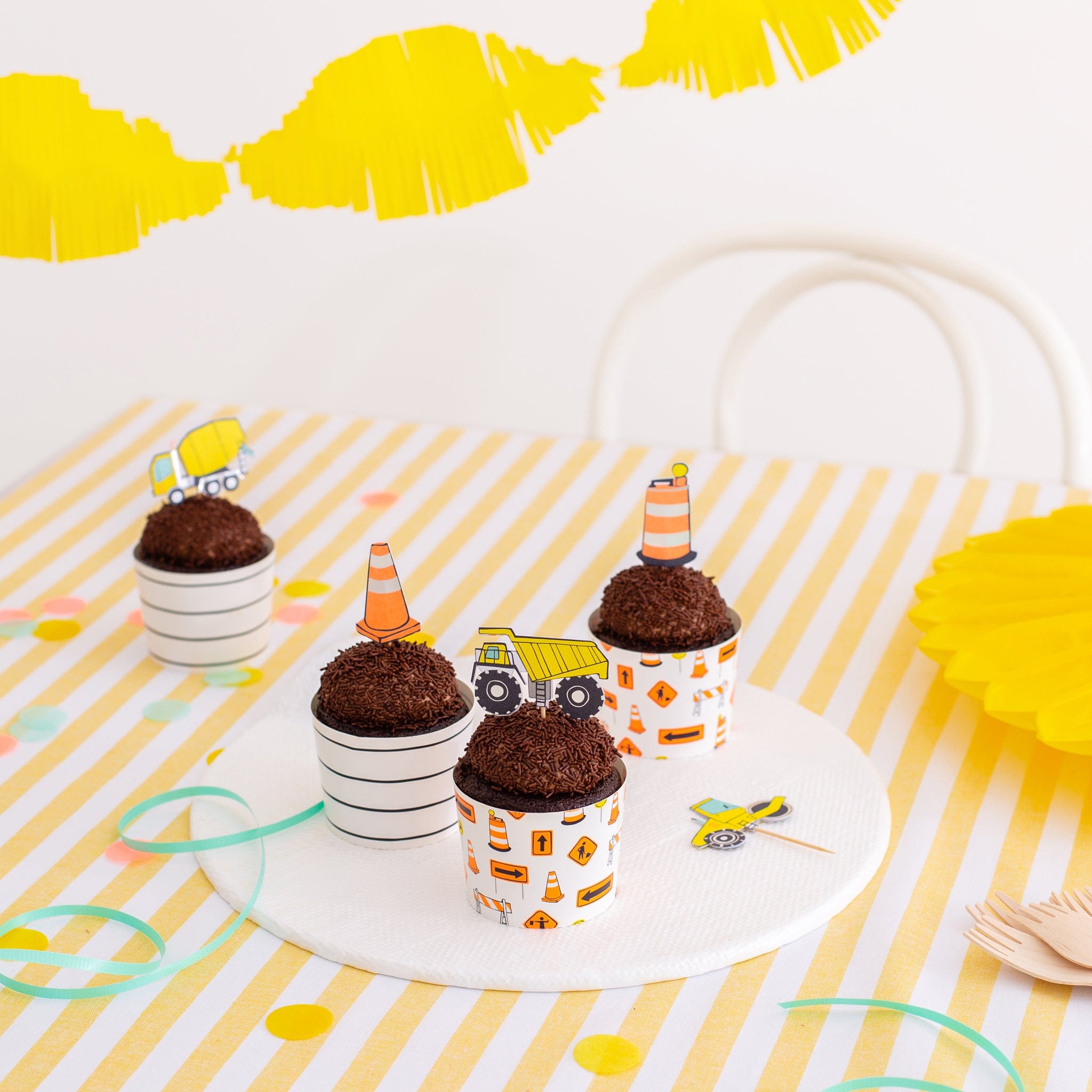 Jollity & Co Party Supplies - Under Construction Party Cupcake ...